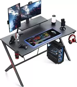 MOTPK Computer Gaming Desk, qhov chaw ua haujlwm zoo tshaj plaws hauv tsev