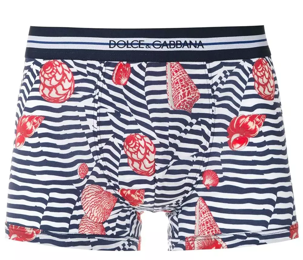 Dolce-a-Gabbana-Seashell-gestreift-Boxer-Shorts