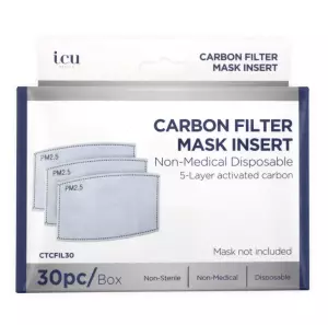 ICU Health Carbon Filter Gezichtsmasker Inzetstuk