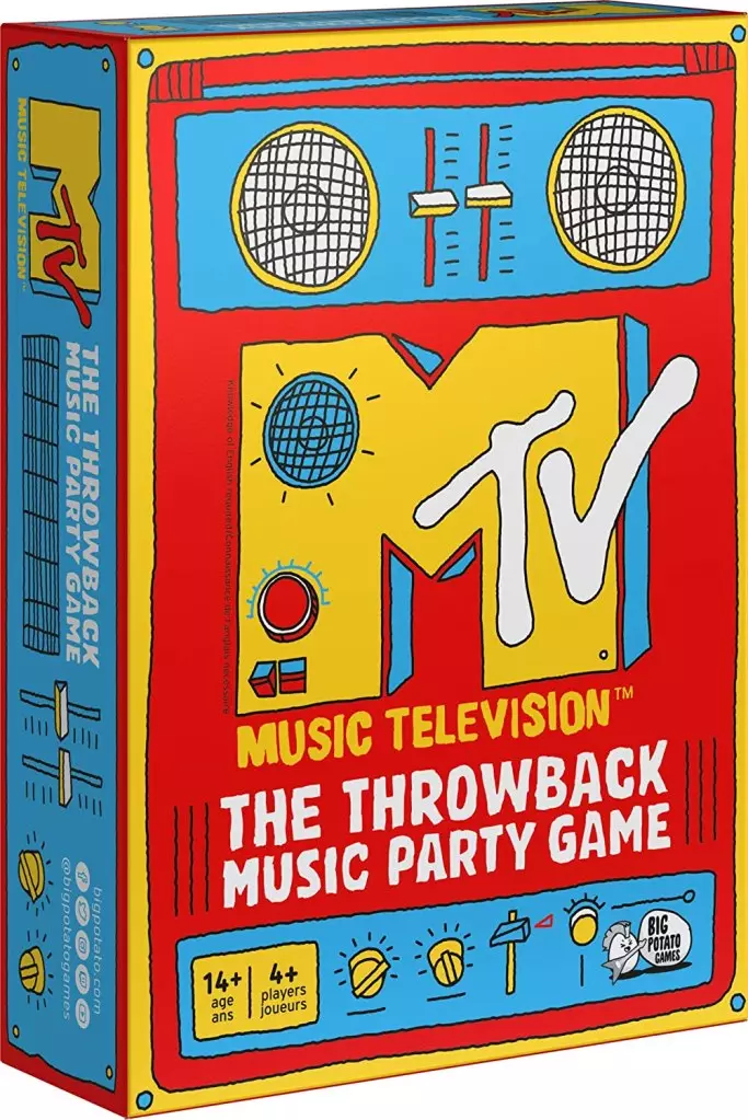 MTV The Music Throwback Party Quiz Board Game