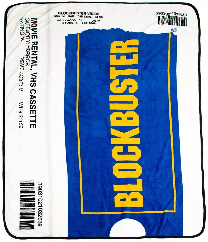 Blockbuster Fleece Throw Blanket