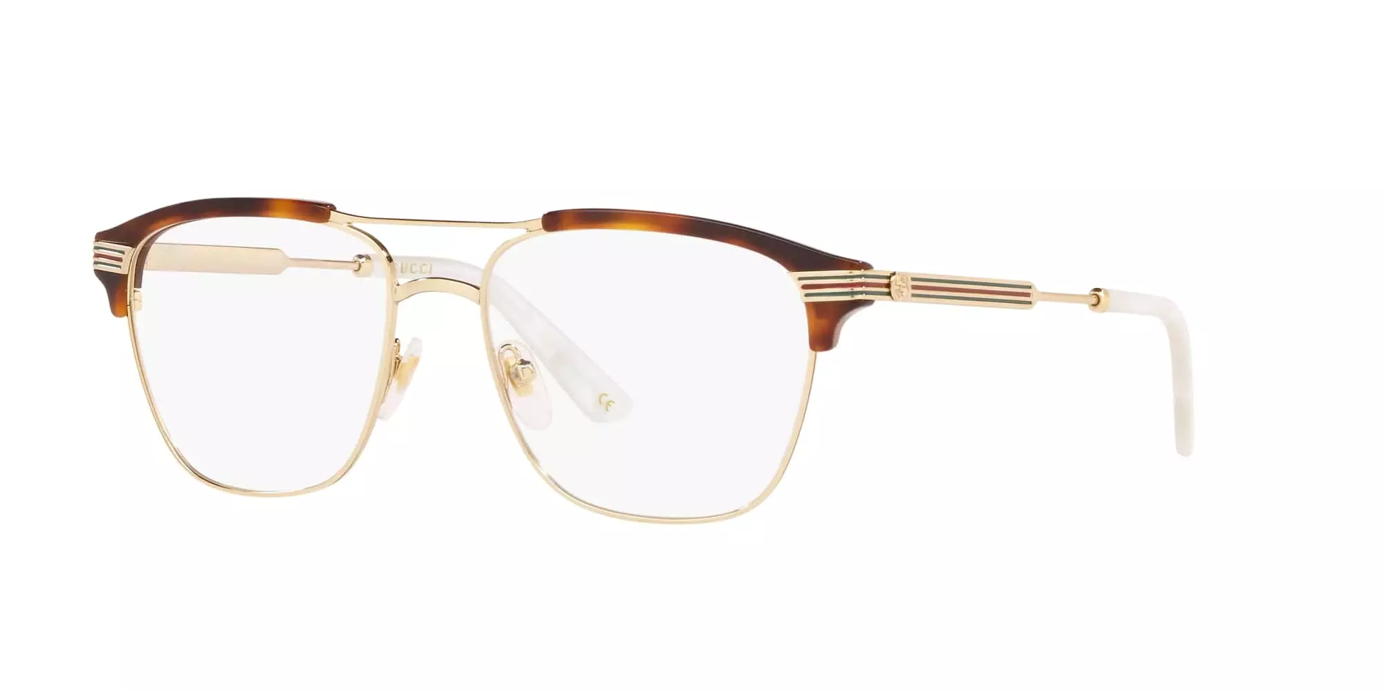 Kacamata semi-bingkai Gucci