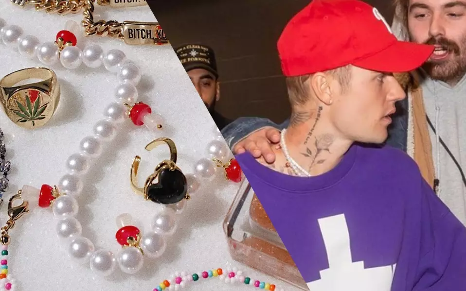 Justin Bieber Magic Mushroom Necklace