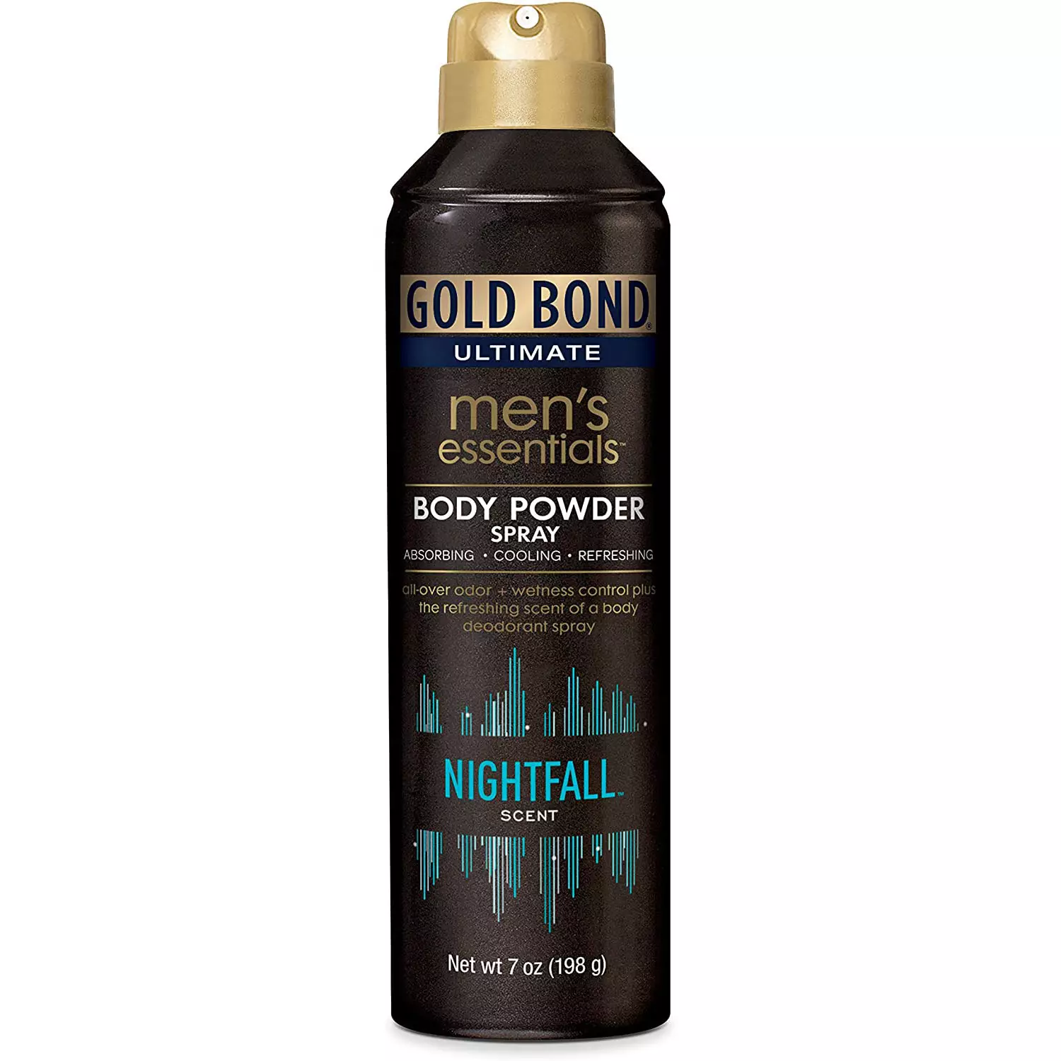 Spray de pols corporal essencial per a homes Gold Bond