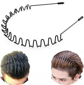 Metalowe opaski do włosów XINGZHE, stylowe opaski na głowę dla mężczyzn