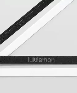 Lululemon Get in Line headband 2-pack ខ្សែក្បាលទាន់សម័យសម្រាប់បុរស