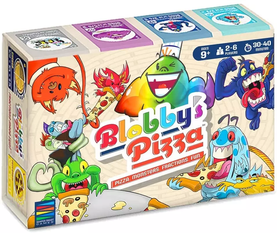 Blobby's Pizza Math Game с карти