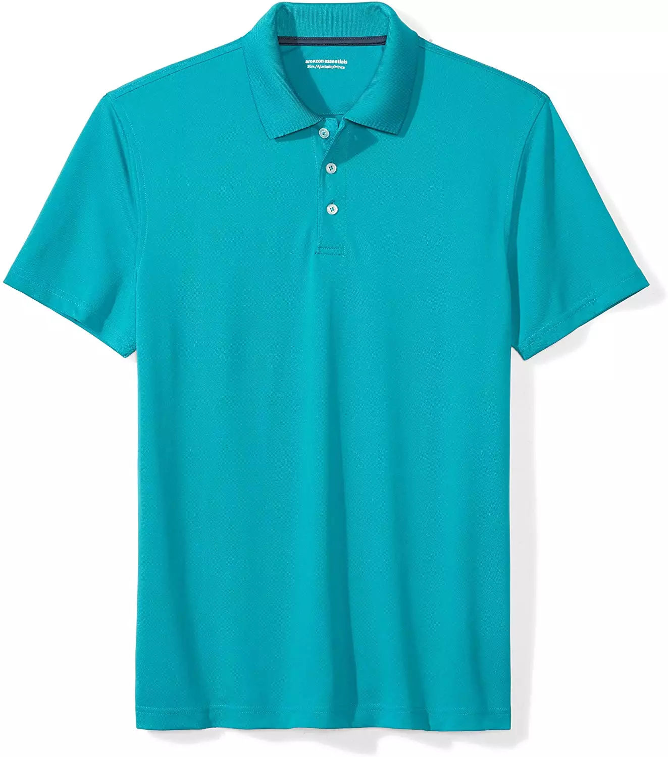 Amazon Essentials 남성 슬림 핏 퀵 드라이 골프 폴로 셔츠