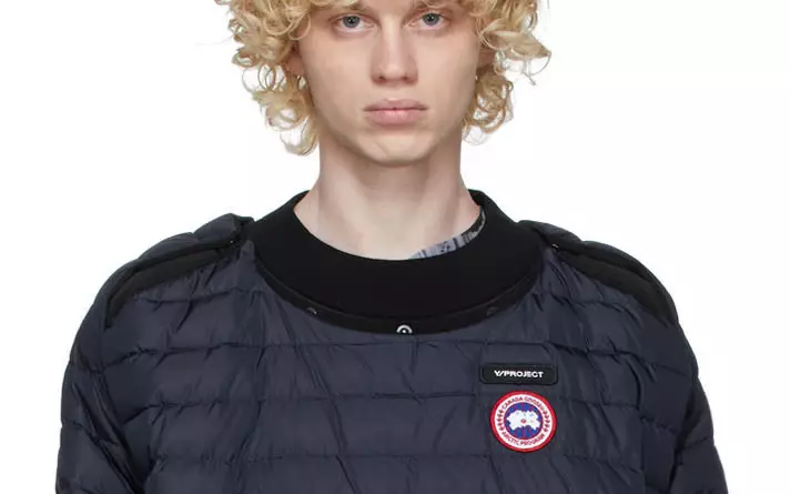 YPROJECT-Afturkræfur-Rauð-Grey-Canada-Goose-Edition jakki