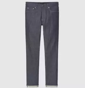 Uniqlo Stretch Selvedge Jeans, jîns rhad gorau