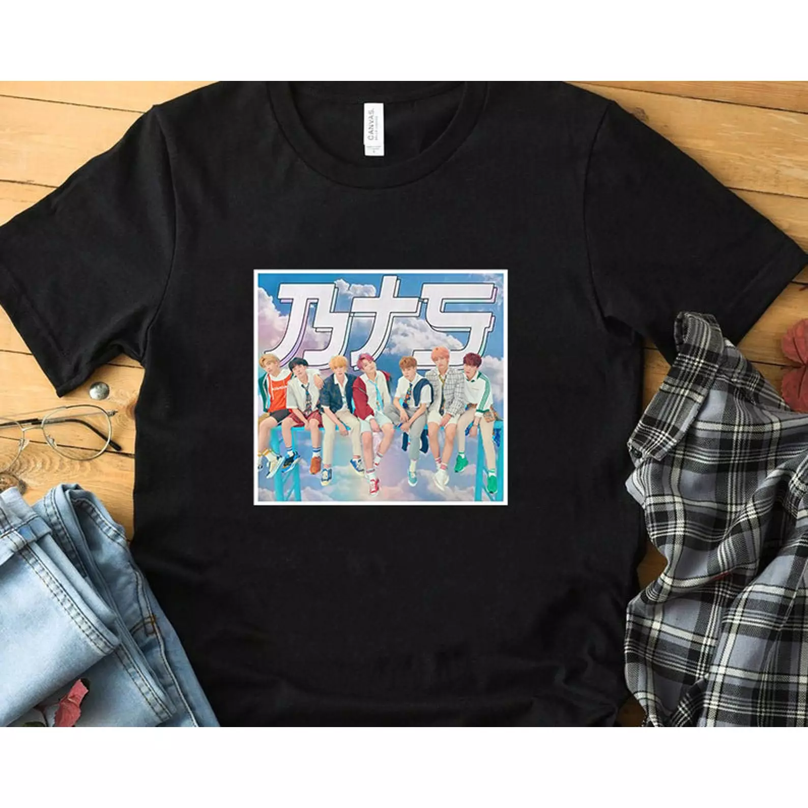 Demonan Store - Camiseta vintage BTS