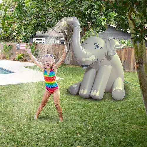 GoFloats Giant Inflatable Elephant Sprinkler