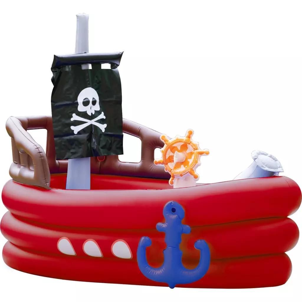 Teamson Kids Inflatable Pirate Boat Sprinkler