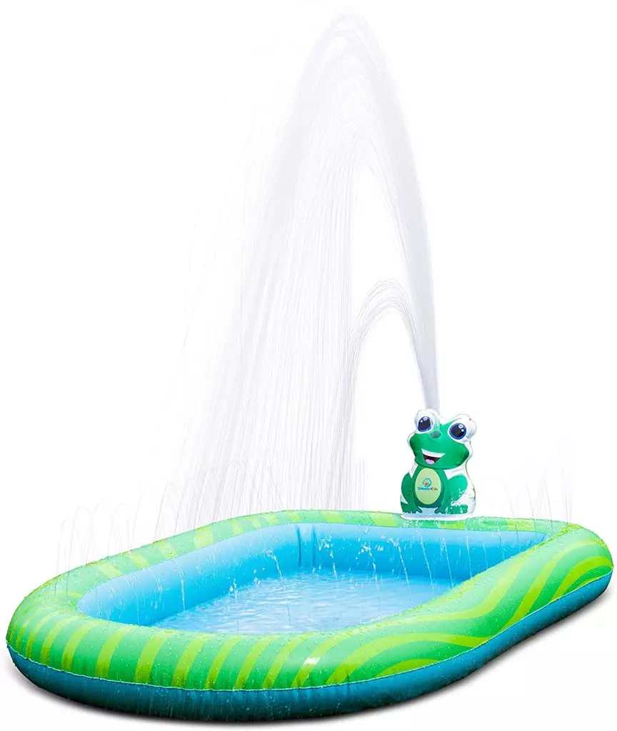 Splashin'kids 3 in 1 Inflatable Sprinkler Pool, ichibi lezingane elingcono kakhulu