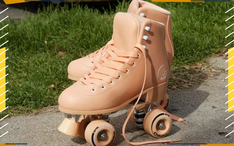 C7skates פּרעמיום קוואַד ראָללער גליטשער