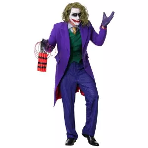 Joker Costume, labiska halloween ee geesiga ugu wanaagsan ee ragga