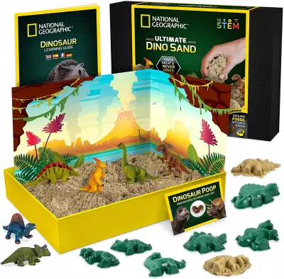 NATIONAL GEOGRAPHIC Igralni pesek z dinozavri