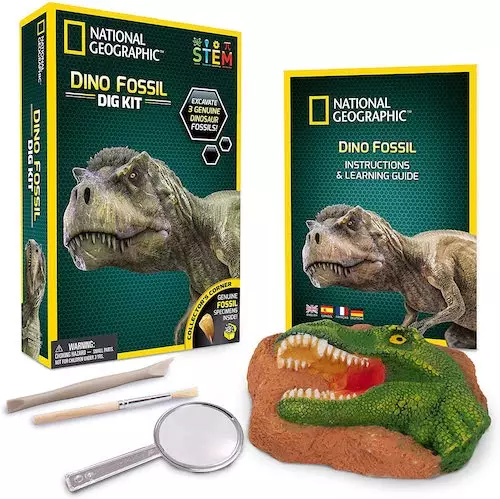kit de escavação de fósseis, melhores presentes de brinquedo de dinossauro