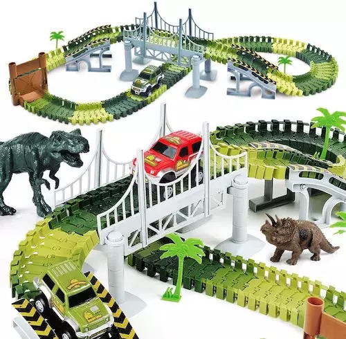 dinosaurus racebaan, beste dinosaurus speelgoed geschenken