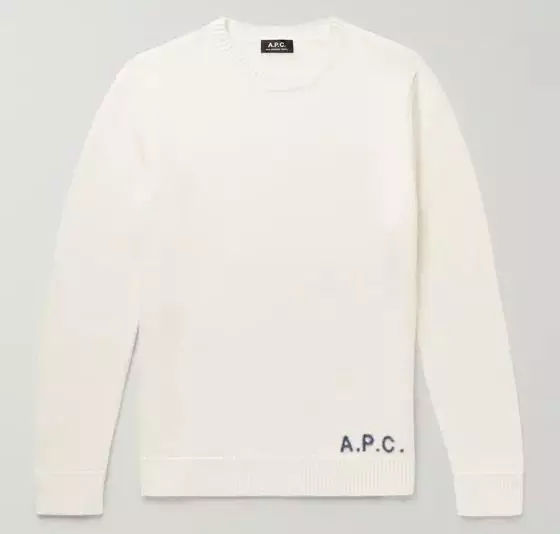 A.P.C.-Logo-Jacquard-Sweta