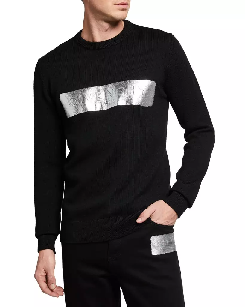 Givenchy-Wool-Sweater-with-Metallic-Logov