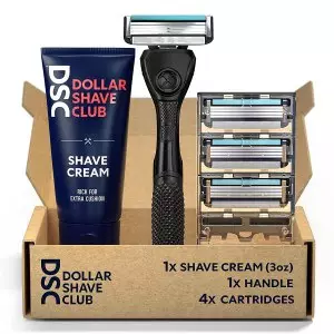 Dollar Shave Club 4 pengés borotva kezdőkészlet