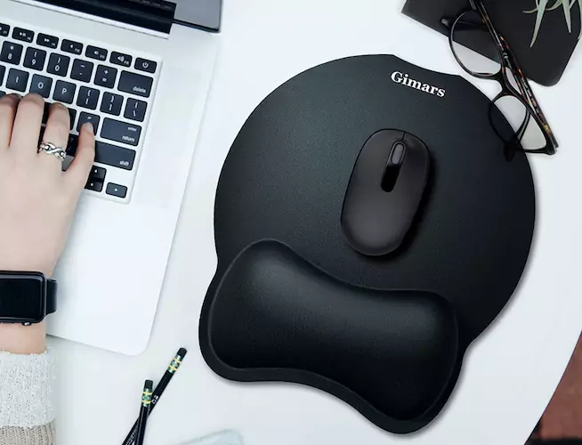 gimars mousepad, zoo tshaj plaws ergonomic mousepads