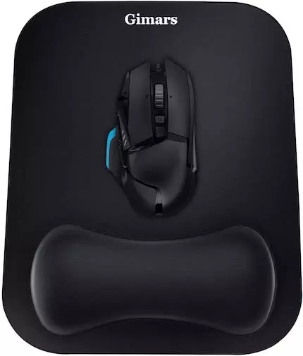 Tapete de mouse ergonômico liso grande Gimars