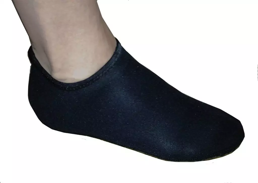 calcetíns de snorkel de neopreno negros