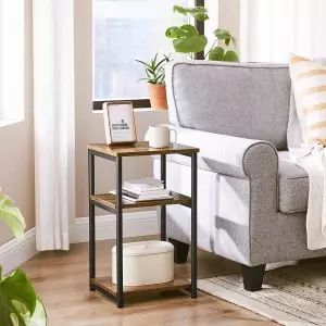 vasagle tall side table, side table na may storage