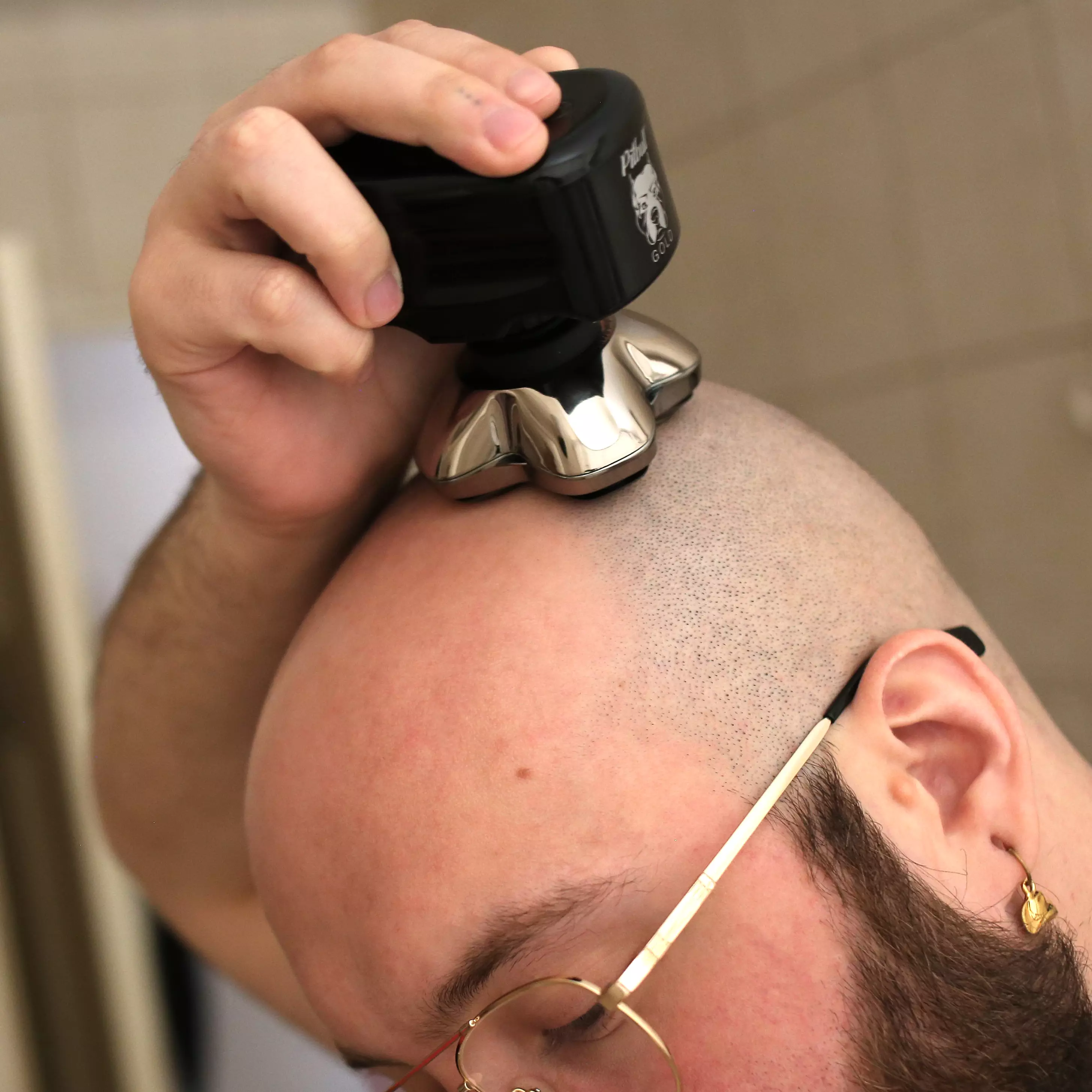 Skull Shaver Pitbull Gold PRO, լավագույն սափրիչ տղամարդկանց համար