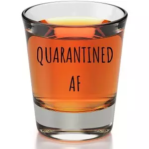 Gi-quarantine nga AF Shot Glass