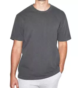 Мъжка тениска с къс ръкав с тежка фланелка American Apparel