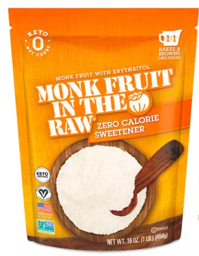 ໝາກໄມ້ Monk in the raw all-natural sweetener