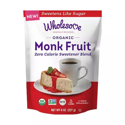 Zotsekemera Zabwino Kwambiri Organic Monk Fruit Sweetener