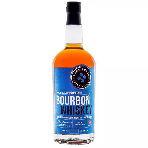 Svart knapp Bourbon