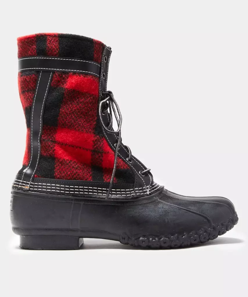 L.L.Bīns-X-Tods-Snaiders-Bīns-Boot-In-Heritage-Plaid