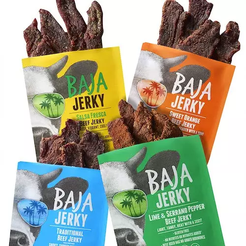 i-baja beef jerky, i-snacks ye-stoner