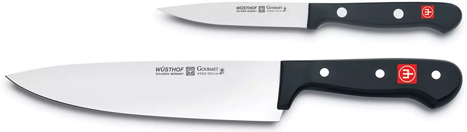 Wüsthof Classic 2-Piece Knife របស់អាឡឺម៉ង់ សម្ភារៈផ្ទះបាយ