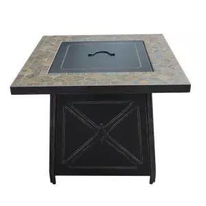 Hampton Bay Crossridge antik bronsfinish Gas Fire Pit