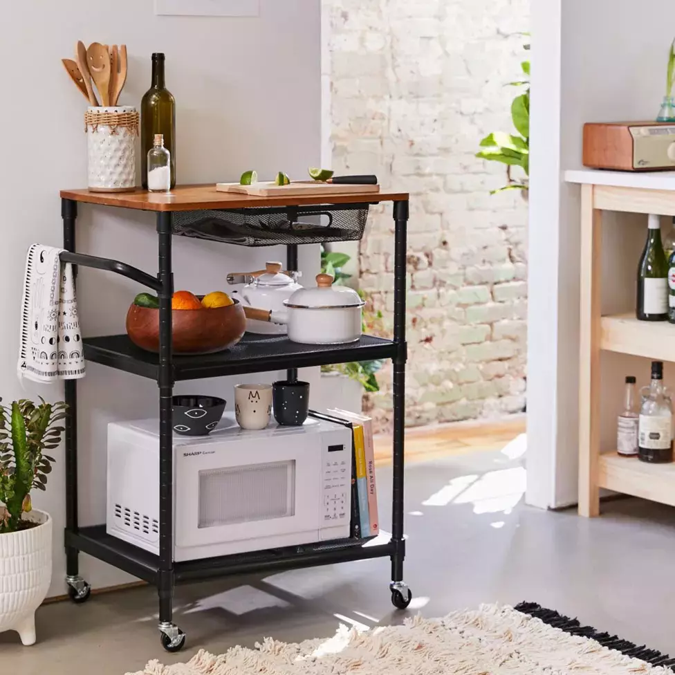 Urban Outfitters Rolling Kitchen Cart