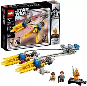 eng yaxshi yulduzlar urushi o'yinchoqlari pod racer fantom tahdid anakins lego