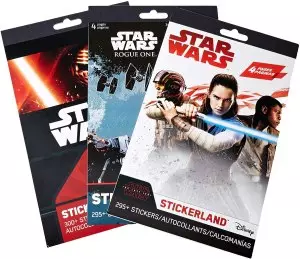 star wars mainan stiker macem-macem paket