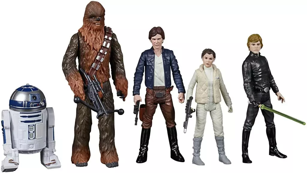 kusherehekea vichezeo vya sakata luke han Chewbacca leia r2