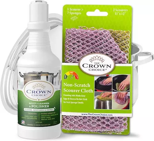 Crown Choice Heavy Duty Stainless Steel Cleaner & Polish Kit
