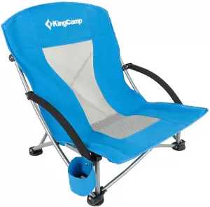 niskie krzesło plażowe kingcamp