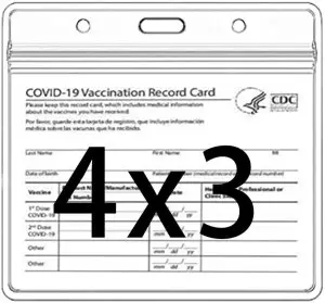 Gurcyter Resealable Vaccination Card Holder
