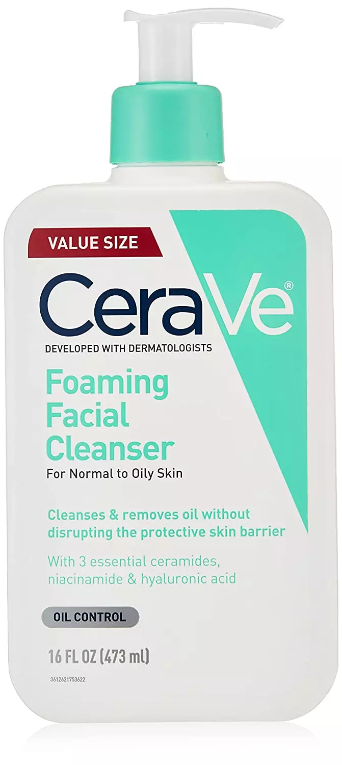 CeraVe Foaming Facial Cleanser; ምርጥ የአማዞን የቆዳ እንክብካቤ ከ$15 በታች