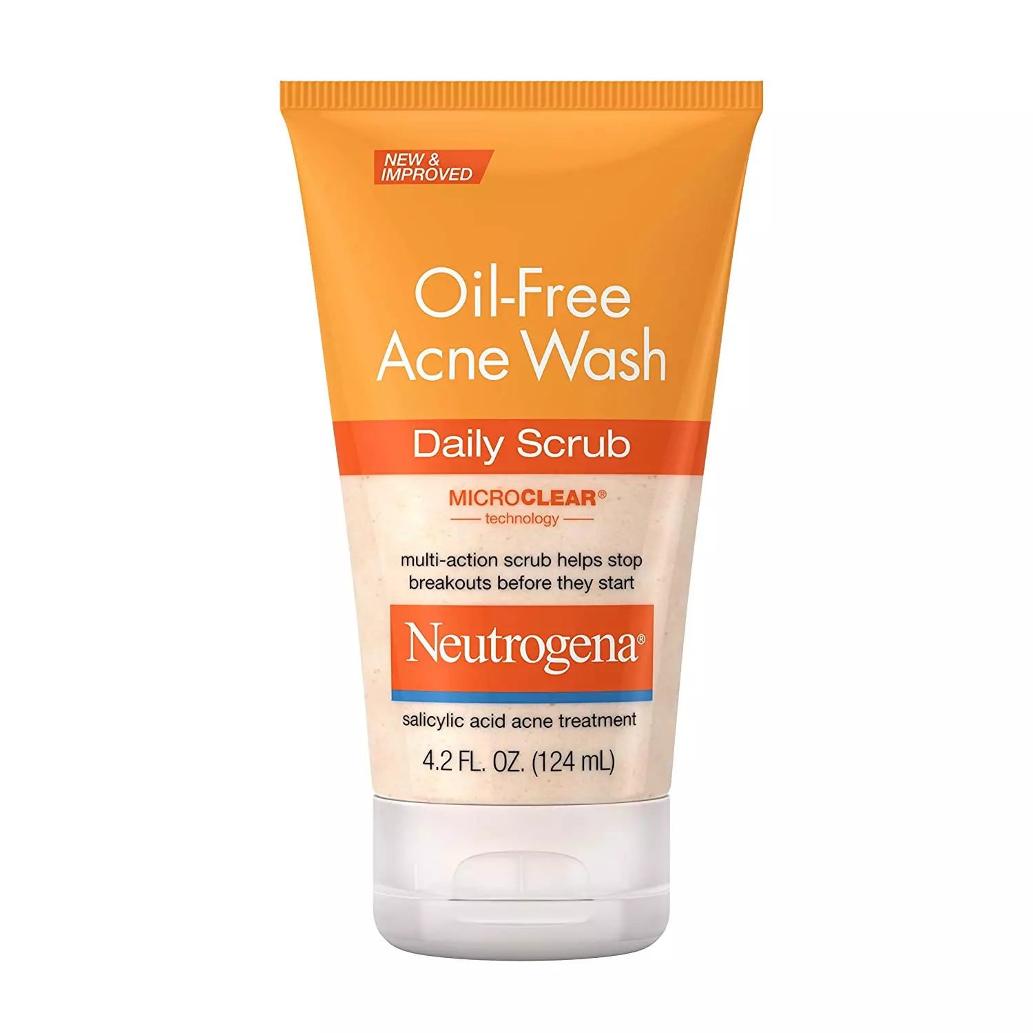 Neutrogena Oil-Free Acne Wash Daily Scrub; bêste hûdsoarch op Amazon ûnder $ 15