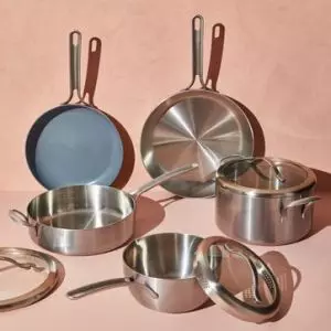 stainless steel မီးဖိုချောင်သုံးပစ္စည်း ငါးခု မရှိမဖြစ် မီးဖိုချောင်သုံးပစ္စည်း နှစ်ခု